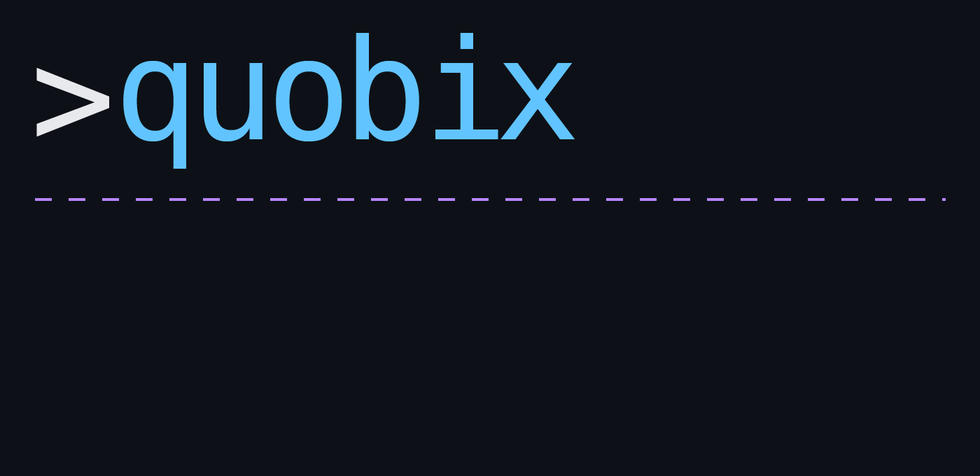 quobix: code is art